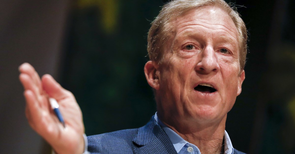 Billionaire Tom Steyer’s Galvanize to Offer Clean Energy... Billionaire Tom Steyer’s Galvanize to Offer Clean Energy...