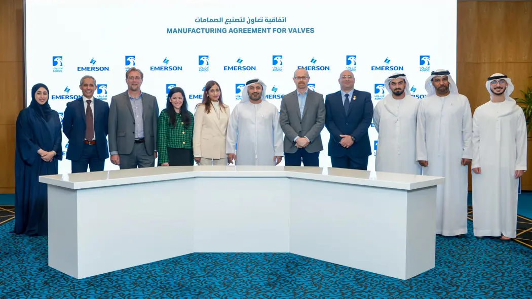 Emerson and ADNOC sign strategic partnership to leverage local manufacturing opportunities in UAE