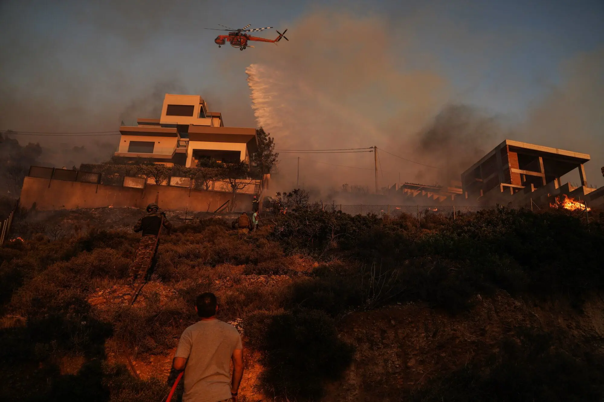 Fire-Ravaged Greece Braces for Near Record Temperature Next