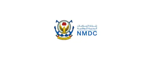 Nmdc Logo Blue Stripes Coporate Uniforms Shirt And Navy Blue Trousers
